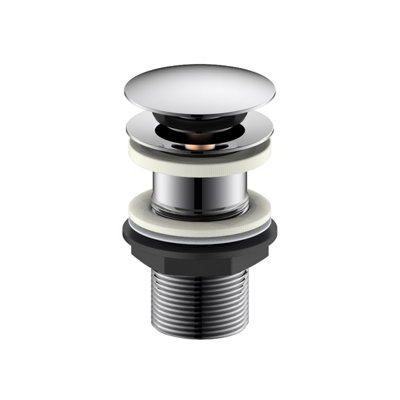 iflo Clicker Unslotted Basin Wastes Chrome 31.75 mm