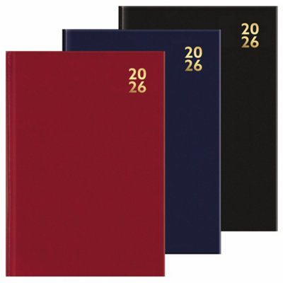 IG Design 2026 Plain A4 Diary Blue (One Size)
