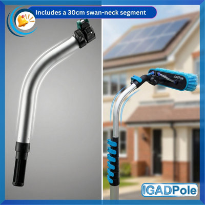 IGADPole 12" (30cm) Segment gooseneck extension