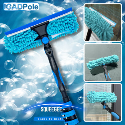 IGADPole Professional Telescopic Window Cleaning Kit 24 Foot (7m ...