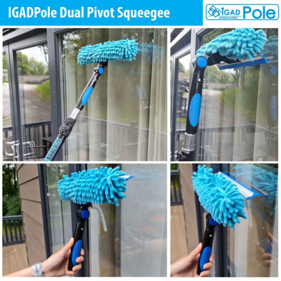 IGADPole Professional Telescopic Window Cleaning Kit 24 Foot (7m ...