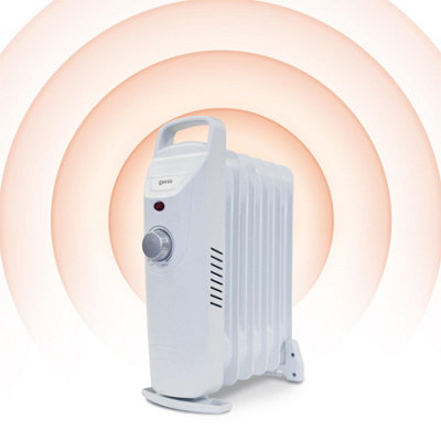 Igenix IG0500, Oil Filled Radiator Heater, 600 W, Overheat Protection ...