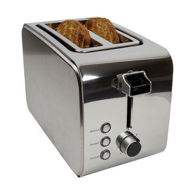 Igenix IG3202, 2 Slice Toaster, Reheat Function, Slide out Crumb Tray ...