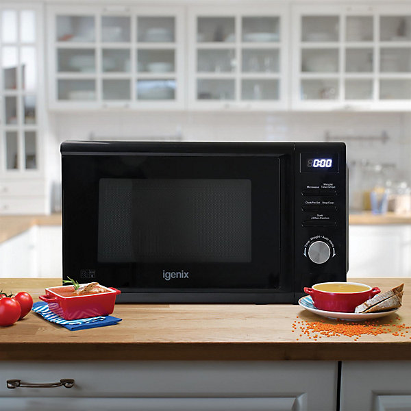 Igenix IGMD0820B Digital Microwave, 20 L, 800 W, Black Igenix IGMD0820B Digital Microwave, 20 L, 800 W, Black