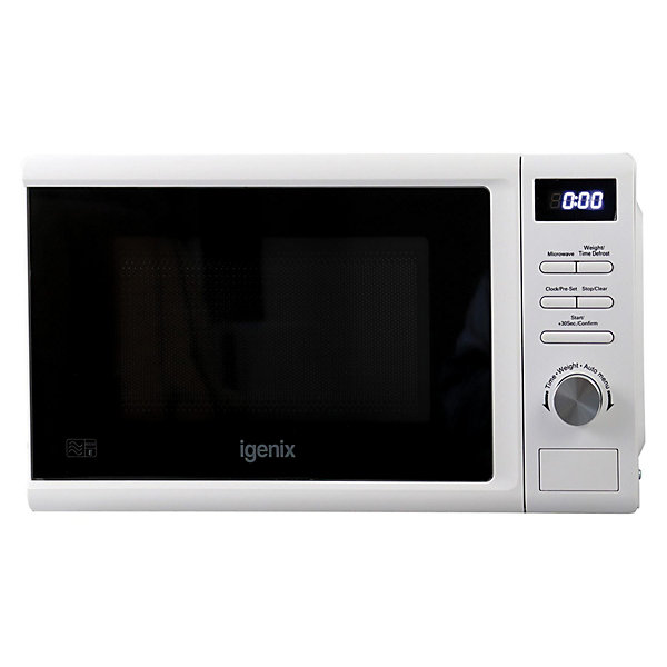 Igenix IGMD0820W Digital Microwave, 20 L, 800 W, White Igenix IGMD0820W Digital Microwave, 20 L, 800 W, White