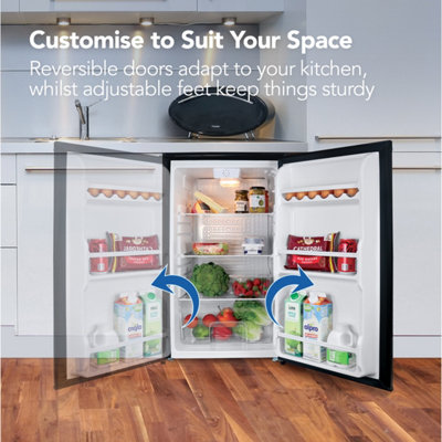 IGENIX IGUCB048B FREESTANDING UNDERCOUNTER FRIDGE, CHILL BOX, 92L, 2 ...