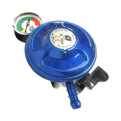 IGT G532 Bute Push-Fit Gas Regulator with Dial Level Gauge