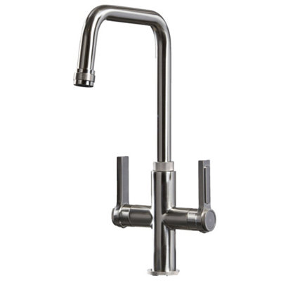 iivela Conza Brushed Nickel Monobloc Kitchen Tap