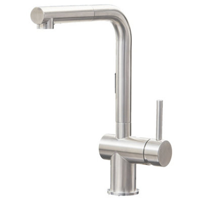 iivela Enna Chrome Pull Out Kitchen Tap Single Lever