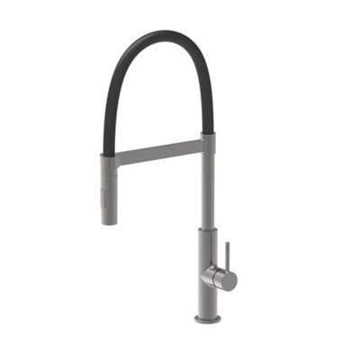 iivela Ripley Gunmetal Single Lever Professional Coil Kitchen Tap