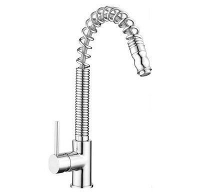 iivela Tavo Chrome Single Lever Coil Kitchen Tap