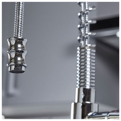 iivela Tavo Chrome Single Lever Coil Kitchen Tap