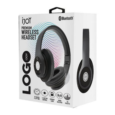 iJOY Logo Premium Wireless Headset (Black) | DIY at B&Q