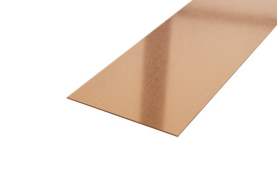 ILCOM DECORATIVE PROFILE I 100MM X 2700MM X 0.65MM COPPER BRUSHED ...