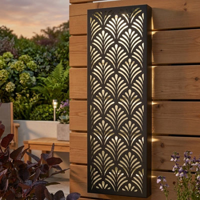 Illumina Papyrus Solar Light Up Wall Art Panel