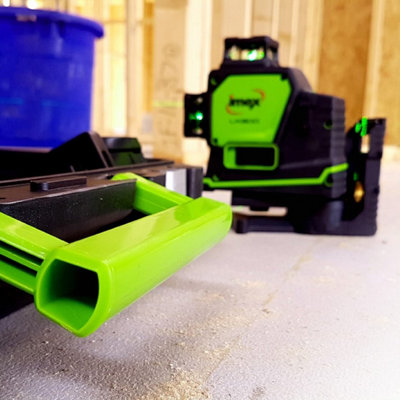 IMEX LX3DG GREEN BEAM CROSS LINE LASER LEVEL 360 DEGREE MULTI LINE ...