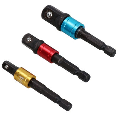 Impact Power Extension Bar Allen Hex Socket Driver Adapters 1/4" 3/8 ...