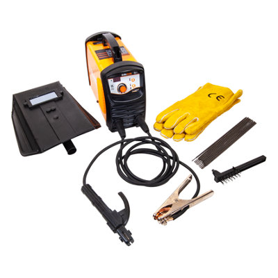 IMPAX 130A MMA Welder Kit (inlcudes electrodes, gloves and welding mask)