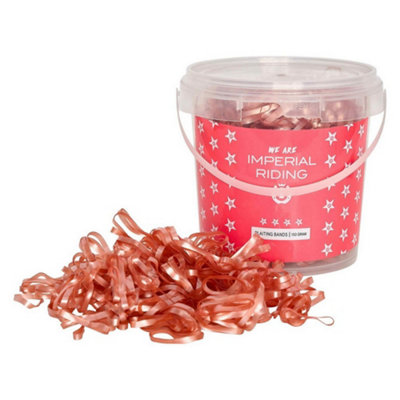Imperial Riding Plain Horse Plaiting Bands Rose Gold (400g)