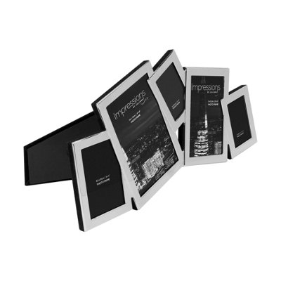 IMPRESSIONS OVERLAPPING 5 APERTURE PHOTO FRAME