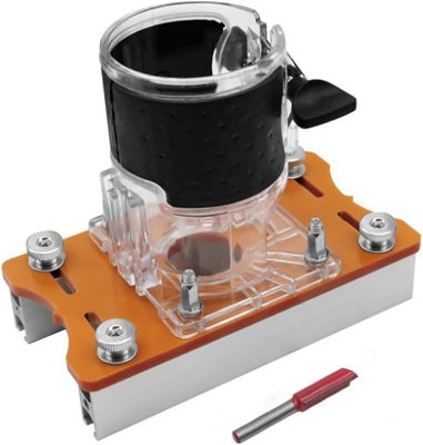 in 1 Invisible Router Bit Holder Woodworking Trimmer Base Cabinet Grooving
