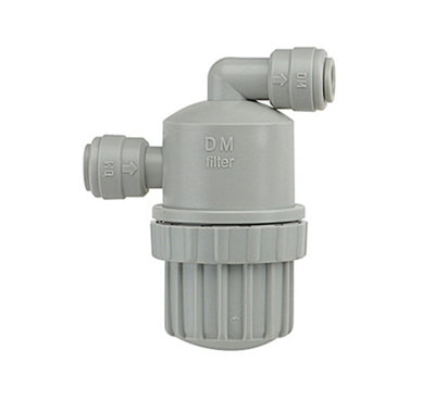 In Line Water Filter Strainer - 1/4" Push Fit x 1/4" Push Fit, 100 Mesh ...