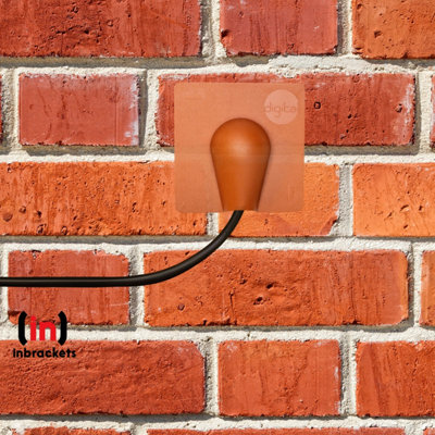 Inbrackets External Brick Burst Plate - Cable Wall Entry Tidy Cover ...