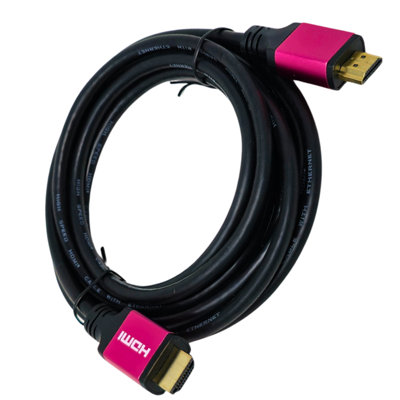 INBRACKETS HDMI CABLE 4K UHD GOLD PLATED LEAD 2160P HDTV HIGH SPEED 3metres