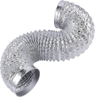 Inch Heavy Duty Flexible Dry Exhaust Pipe, Extra Thick Aluminum Ducting ...