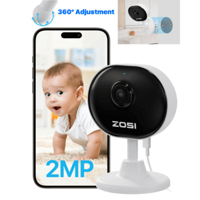 Indoor 1080P Home Mini CCTV Camera, Two-Way Audio Night Vision