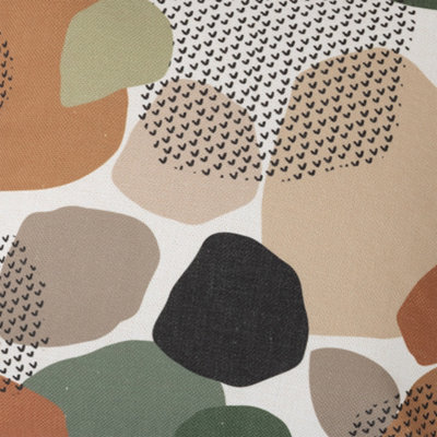 Indoor and Outdoor Muted Pebble Kyoto Set of 2 Waterproof Filled Cushion