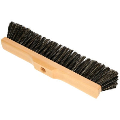 Indoor Broom Soft Bristle Sweeping Brush - Flexible Nylon & Natural ...