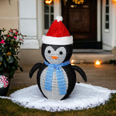 Indoor or Outdoor Collapsible LED Penguin Light Up Decoration with ...