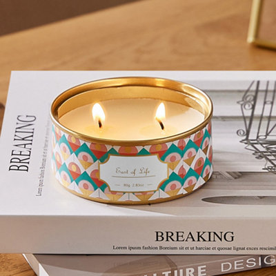 Indoor Soy Wax Tin Natural Fragance Scented Candle