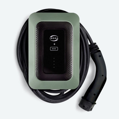 Indra Smart LUX Malvern Stone EV Charger 7.4kW, 10m Tethered Cable ...