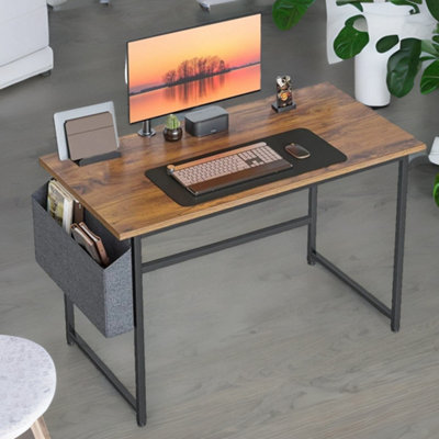Industrial Computer Desk With Storage Bag