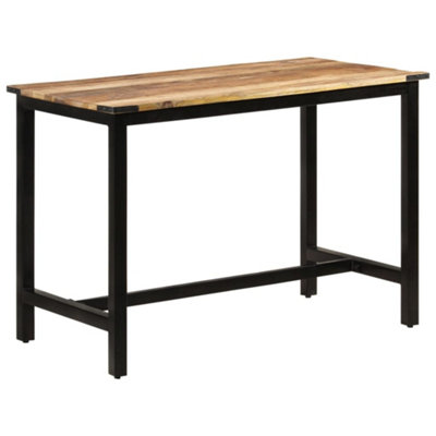 Industrial Dining Table 110x60x76 cm Solid Wood Mango