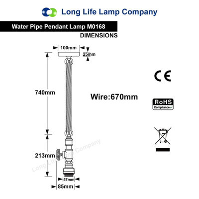 Industrial Water Pipe Vintage Ceiling Rope Pendant Light with Valve Tap ...