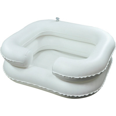 Inflatable Bath Basin - Portable Hair Washing Basin - Drainage Hole ...