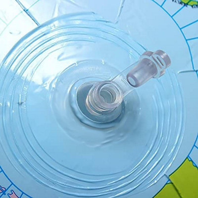 INFLATABLE GLOBE 30CM WORLD MAP EARTH BEACH BALL GEOGRAPHY BLOW UP TOY