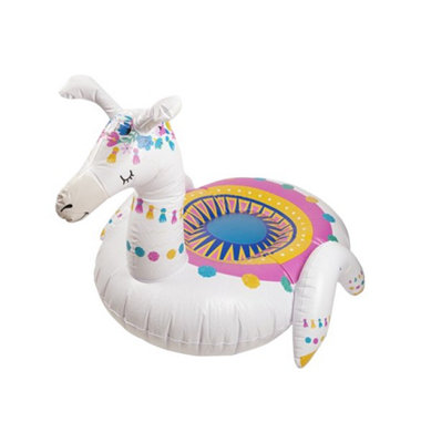 Inflatable Llama Pool Lounger Rider