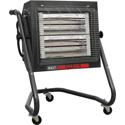 Infrared Halogen Heater - 1400 / 2800W - 7 Day Timer - Thermostat ...