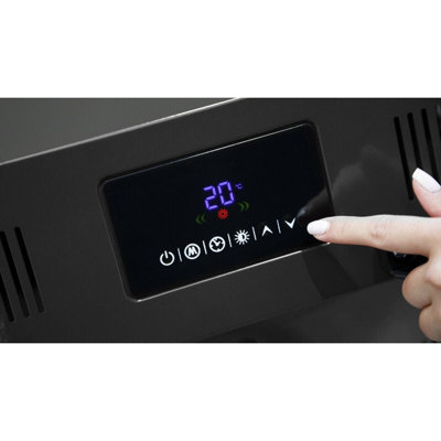 Infrared Halogen Heater - 1400 / 2800W - 7 Day Timer - Thermostat ...