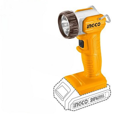 INGCO Work Lamp 270 Lumens - Cordless 20V (P20S) (Body Only)