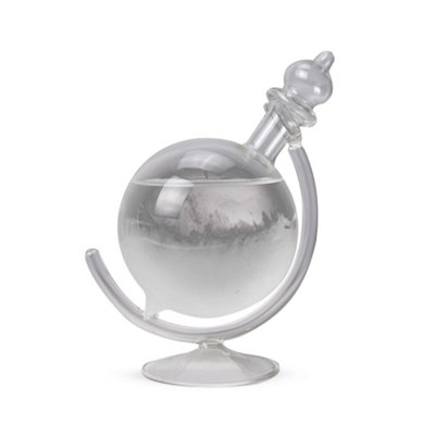 InGenious Glass Storm Globe Desk Accessory