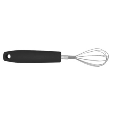 Initial Stainless Steel Mini Egg Whisk Black/Silver (One Size)