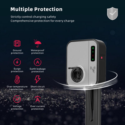 Injet Eco Smart EV Charger For Home - Untethered 7.4kW EV Charger ...