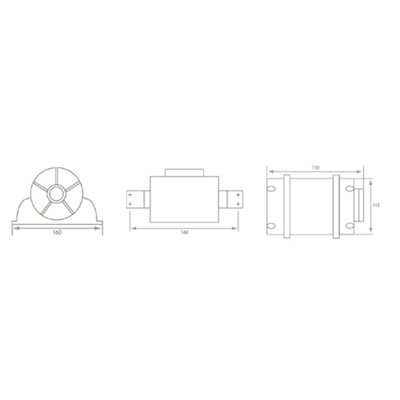 Inline Axial LED Shower Extractor Fan Kit with Adjustable Timer, Cool ...