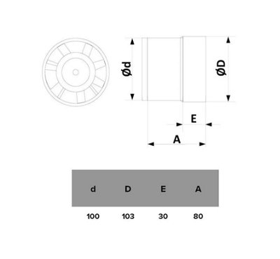 Inline Extractor Fan 100mm 4inch with Ball Bearing Exhaust Vent