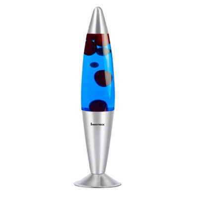 Shop Innoteck 16" Soothing Motion Lava Lamp - Red Lava, Blue Liquid.